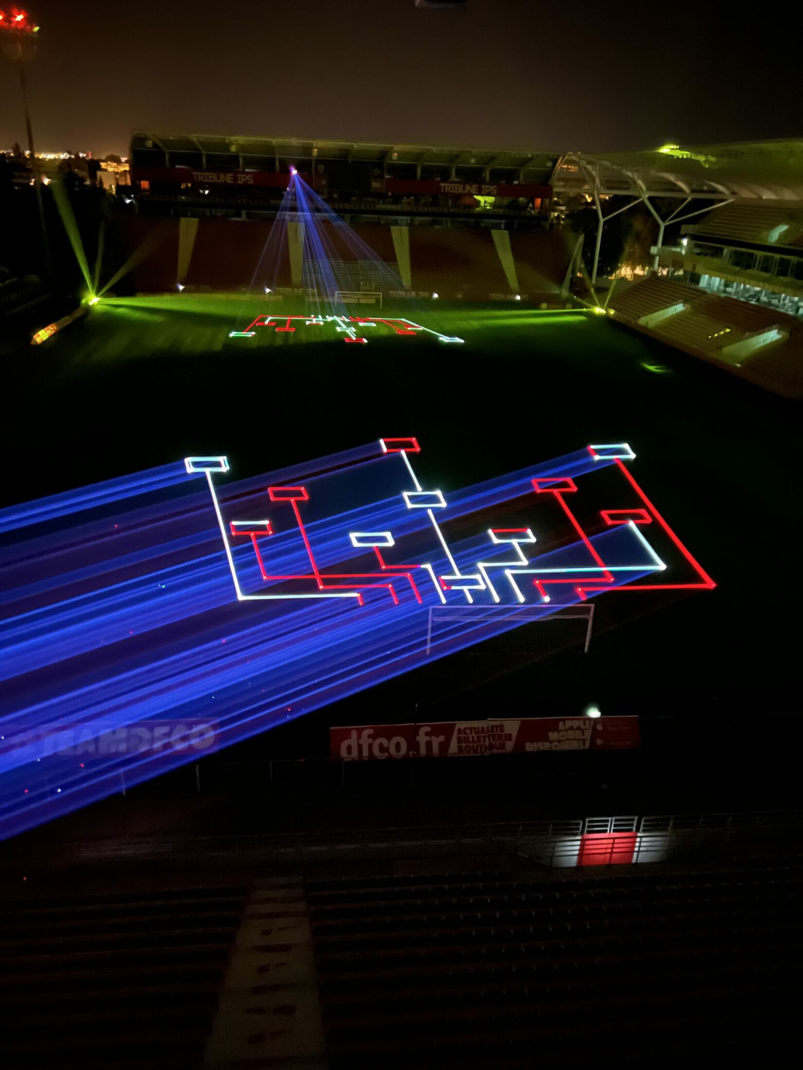 Mapping laser sur terrain de foot - Laser Movement